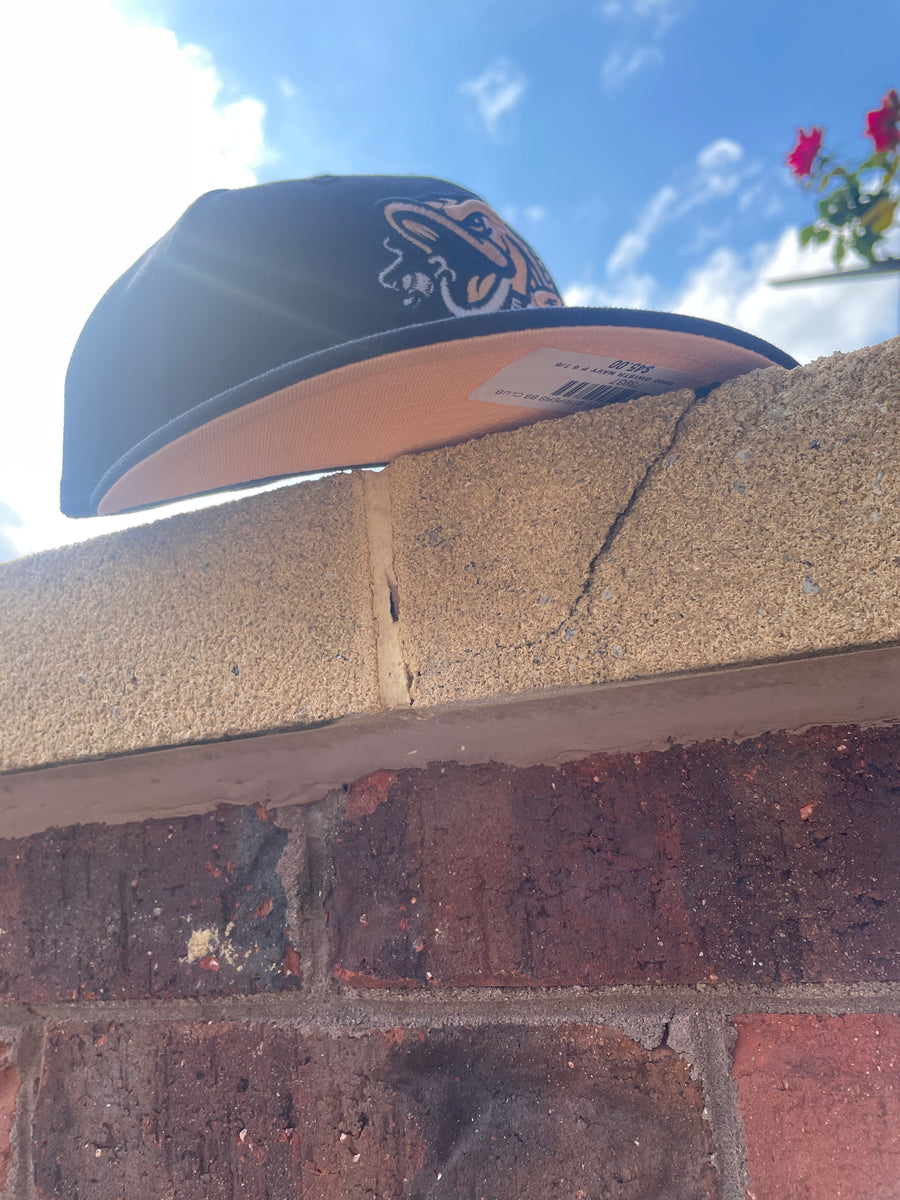 Gwinnett Stripers New Era Navy Peach 5950 Cap
